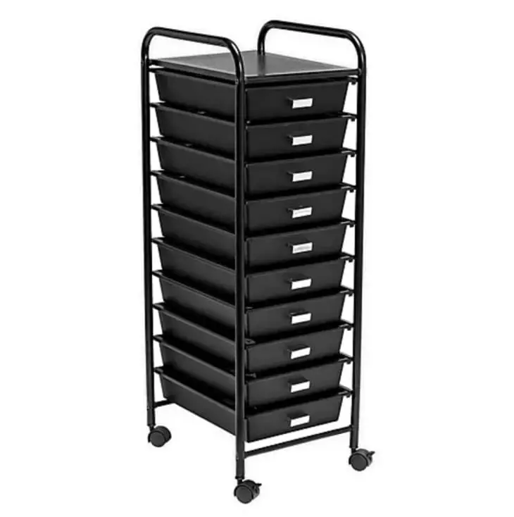 Setšoantšo sa Sehlahisoa: Honey-Can-Do 10-Drawer Rolling Storage Cart