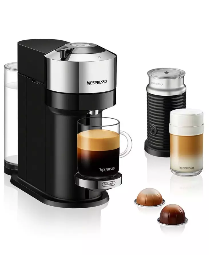 ഉൽപ്പന്ന ചിത്രം: Nespresso by De'Longhi Vertuo Next & Aeroccino Milk Frother Coffee Maker