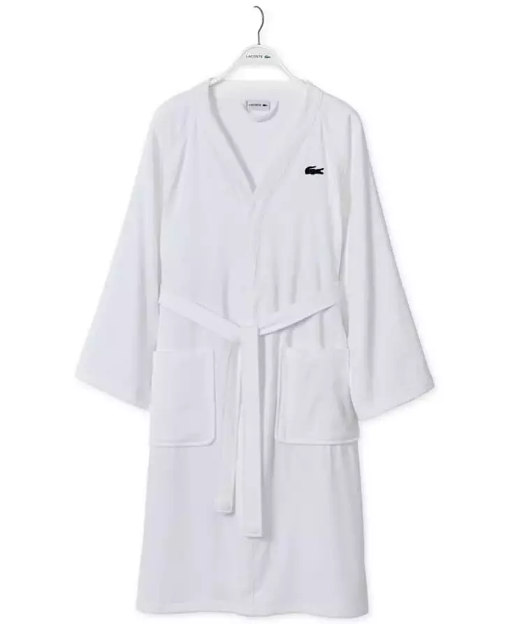 Hulagway sa Produkto: Lacoste Home Pique Bath Robe