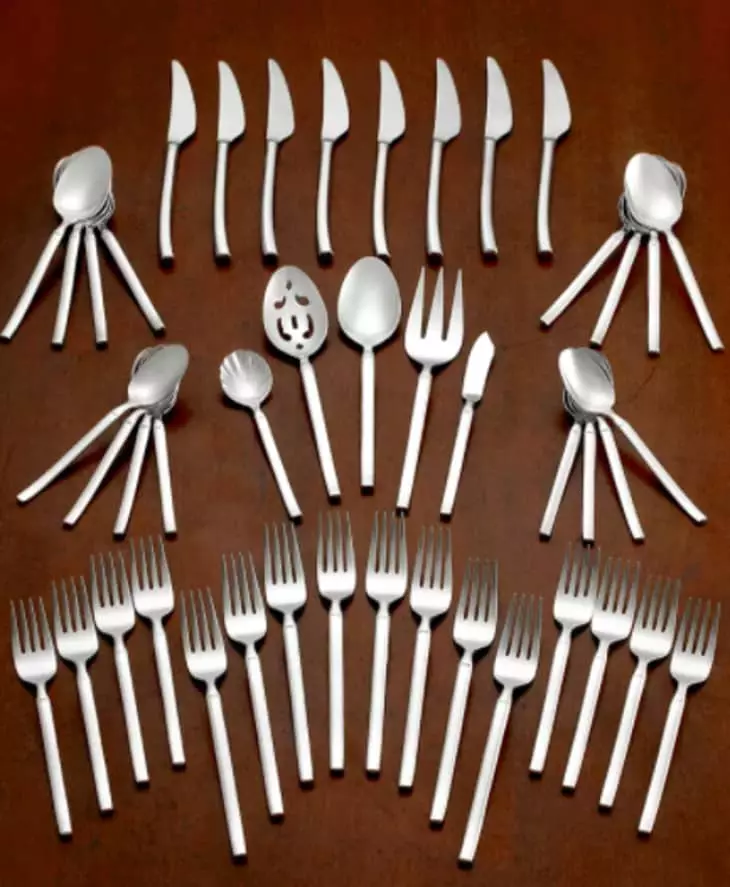 Gambar produk: J.A. Henckels Zwilling stainless steel 45-Pc. Flatware Set, Service pikeun 8