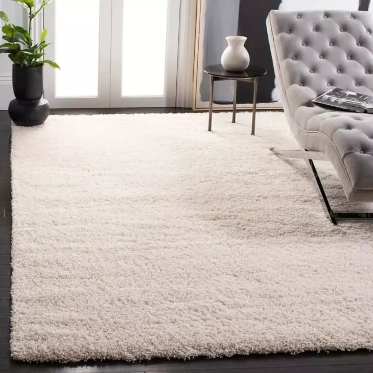 Imej Produk: SAFAVIEH Ivory California Shag Rug, 5'3