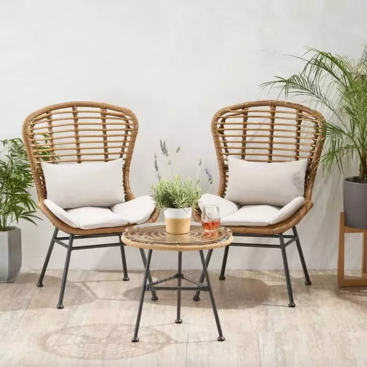 Produkbeeld: La Havbra Wicker Chat Set