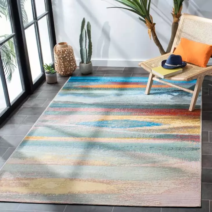 Məhsul Şəkli: Barbados Jaike Tropical Indoor/Outdoor Rug, 6'6