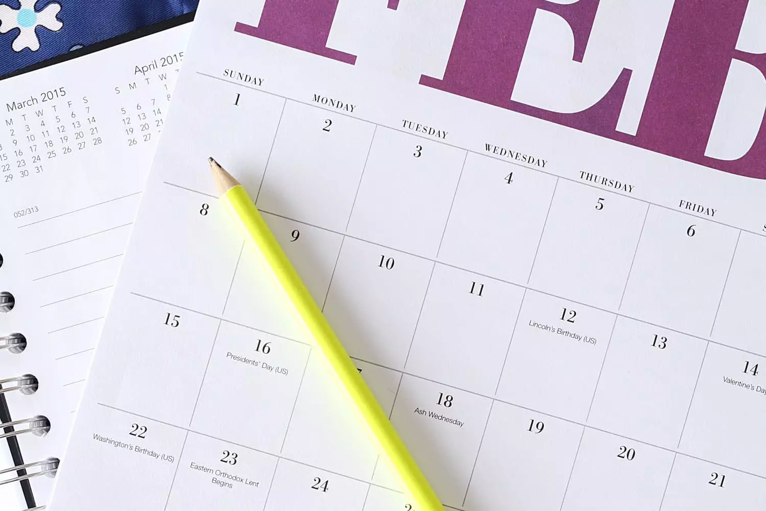 Como configurar un calendario anual de mantemento da casa