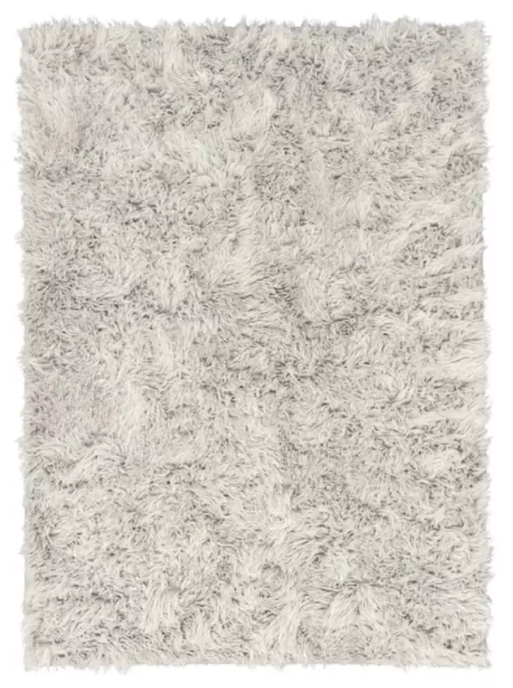 Image du produit : Tapis Shag gris clair, 5' x 7'