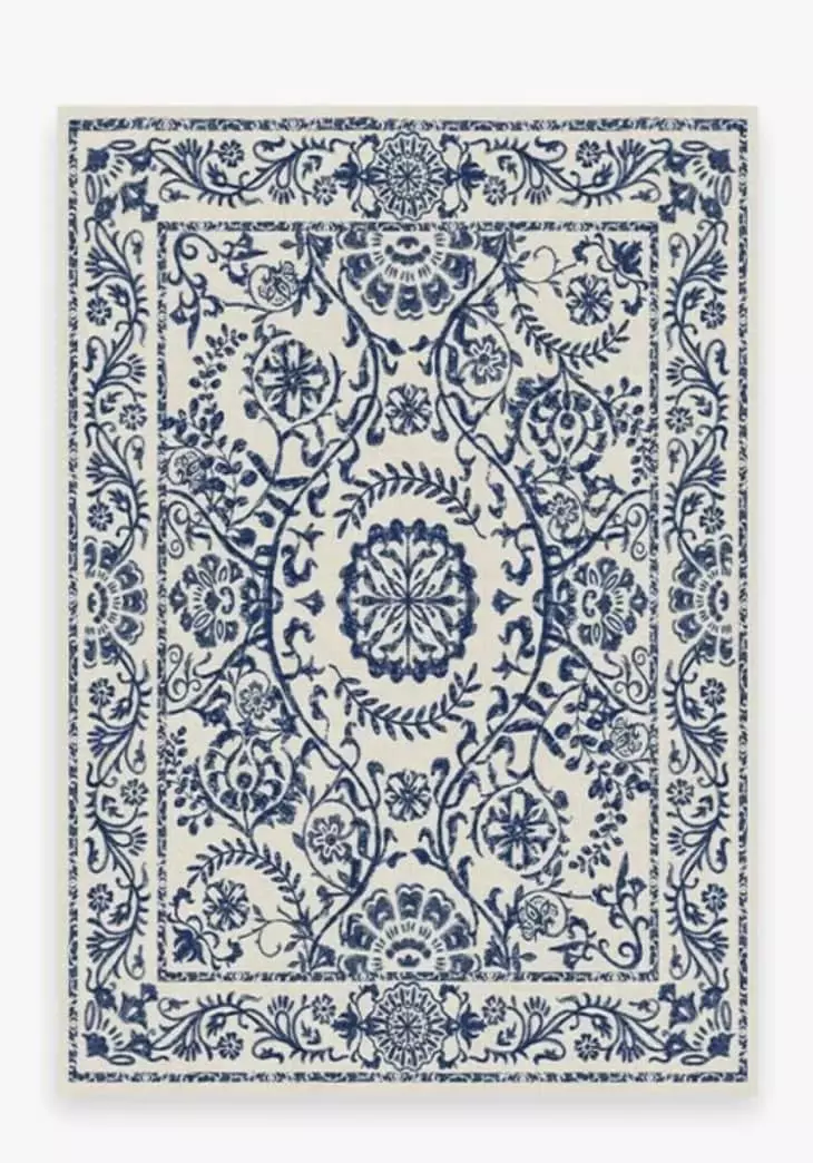 Produktbild: Delphina Delft Blue Rug, 5'x7'