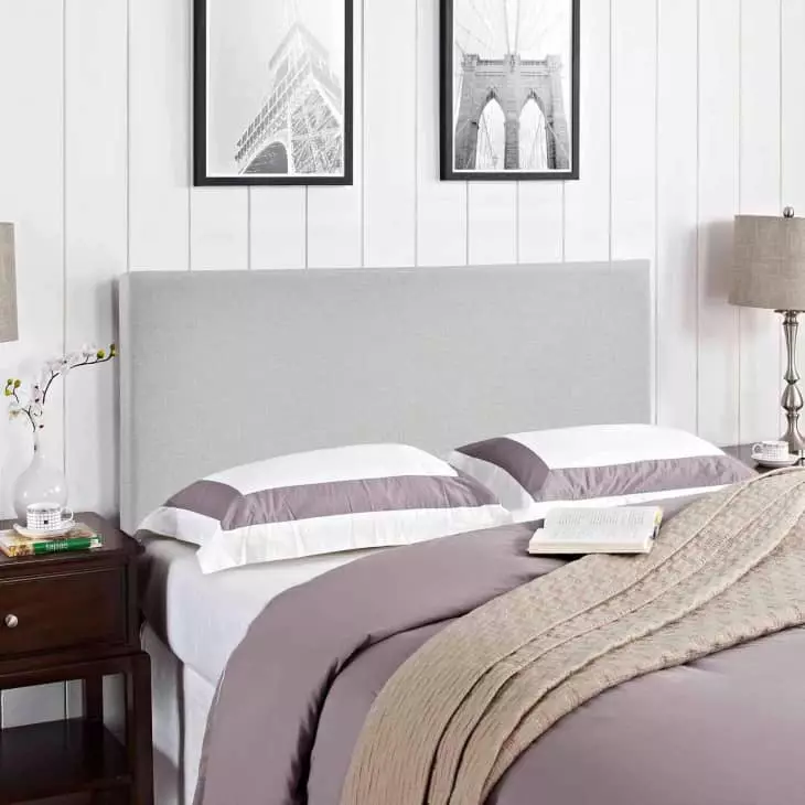 پيداوار جي تصوير: Modway Region Queen Upholstered Headboard in Grey at Walmart