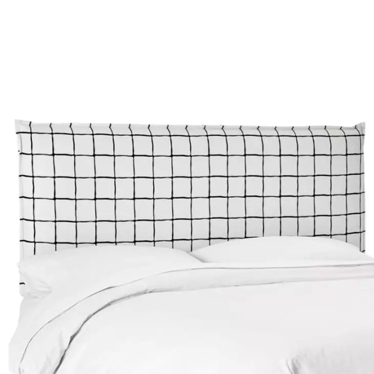 Produktuaren irudia: Frank Headboard, Black Brushstroke Check One Kings Lane-n