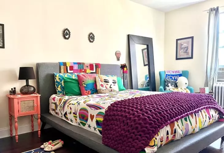 camera da letto colorata