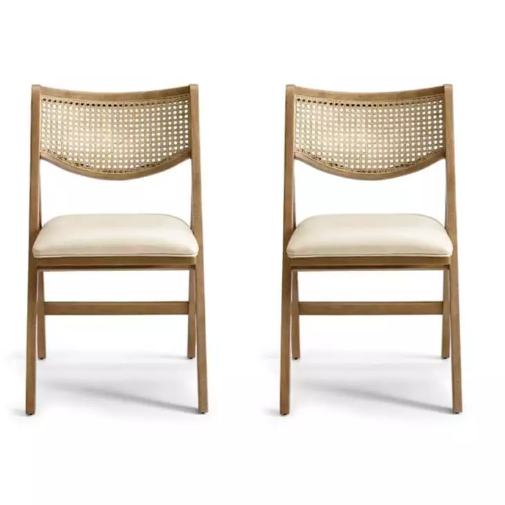 Hulagway sa Produkto: Madeira Folding Chairs, Set sa 2