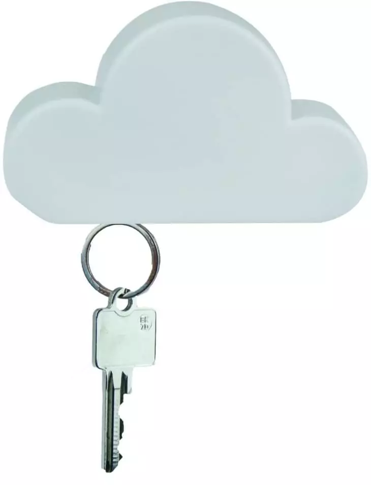 Productafbeelding: TWONE White Cloud magnetische muursleutelhouder