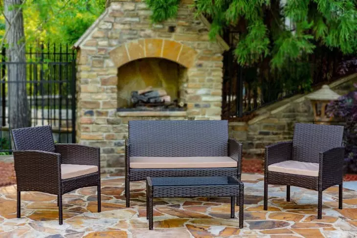 Εικόνα προϊόντος: World Menagerie Tessio 4-Piece Rattan Seating Group