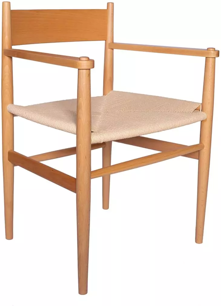 Khoom duab: Pob zeb & Beam Mid-Century Dining Chair