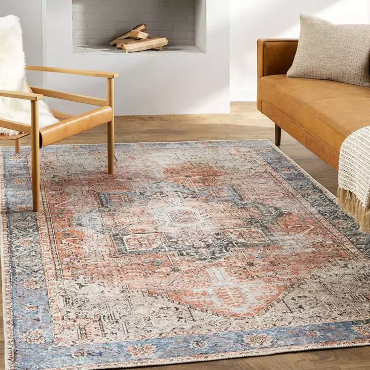 Hình ảnh sản phẩm: Thợ dệt nghệ thuật Suri Coral Area Rug, 5'3