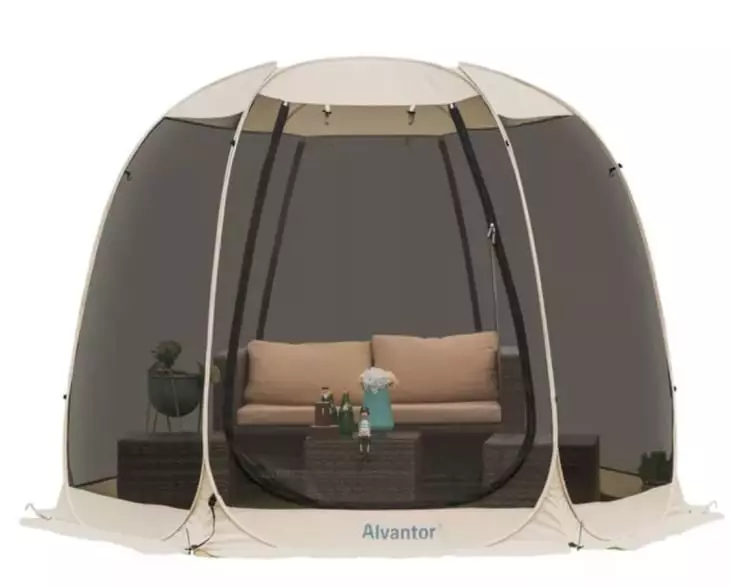 ຮູບພາບຜະລິດຕະພັນ: 10' x 10' Pop Up Portable Gazebo Screen Tent - Alvantor