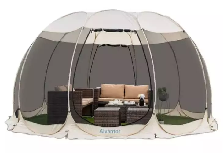 ຮູບພາບຜະລິດຕະພັນ: 15' x 15' Pop Up Portable Gazebo Screen Tent - Alvantor