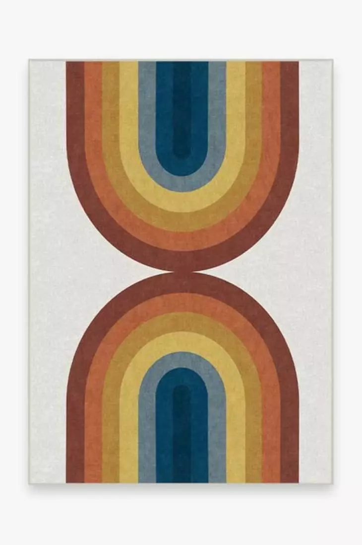 Isithombe somkhiqizo: I-Absida Rainbow Rug, 5' x 7'