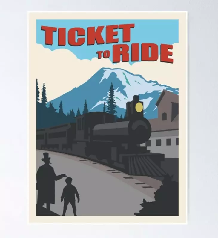 Imaj pwodwi: Ticket to Ride Poster