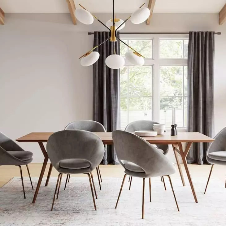 Khoom duab: Orb Upholstered Dining Chair