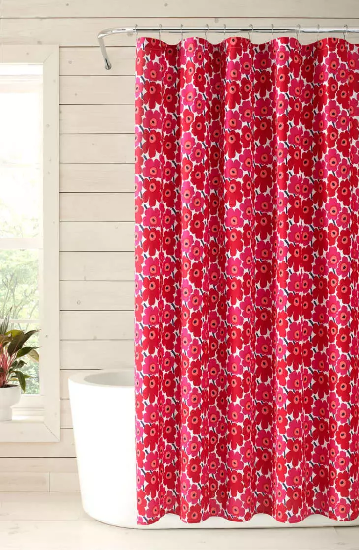 Gambar produk: Marimekko Mini Unikko Pancuran Curtain