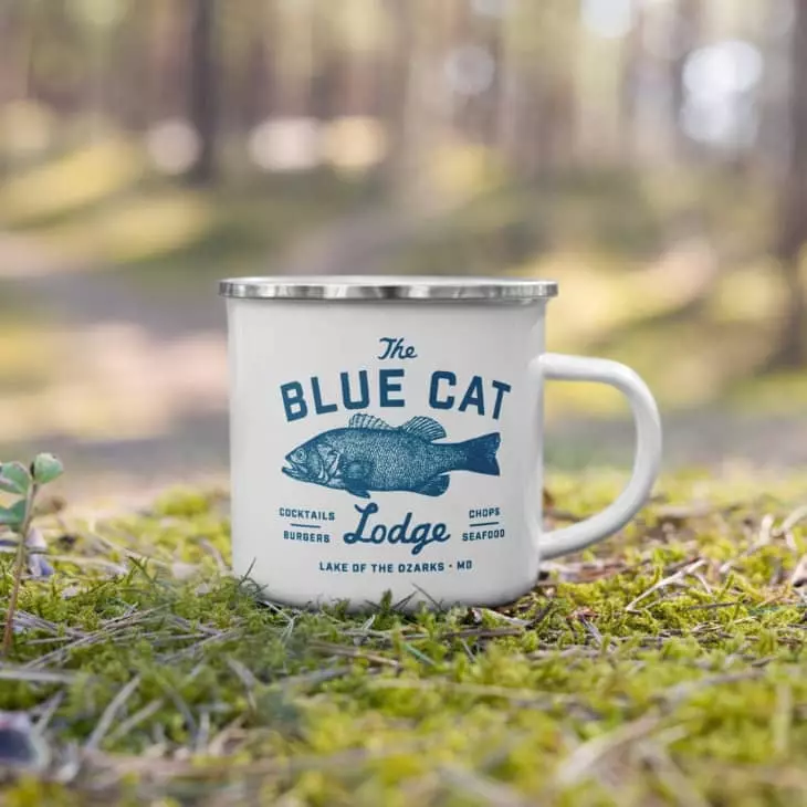 Изображение продукта: Дорожная кружка Ozark Blue Cat Lodge