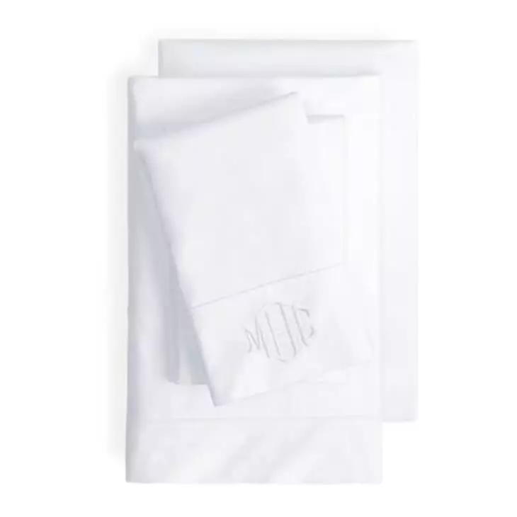 Продукт сүрөтү: Bright White 400 жип Count Percale Cotton Sheet Set