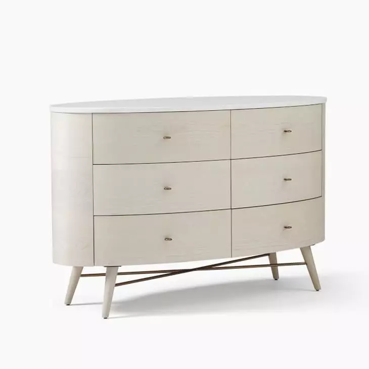 නිෂ්පාදන රූපය: Penelope 6-Drawer Dresser