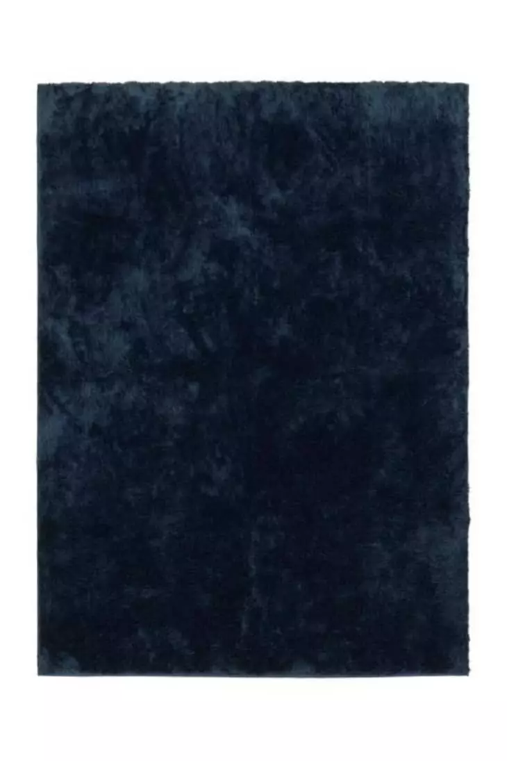 Produktbilde: Midnight Ocean Blue Plush Rug, 5 'x 7'