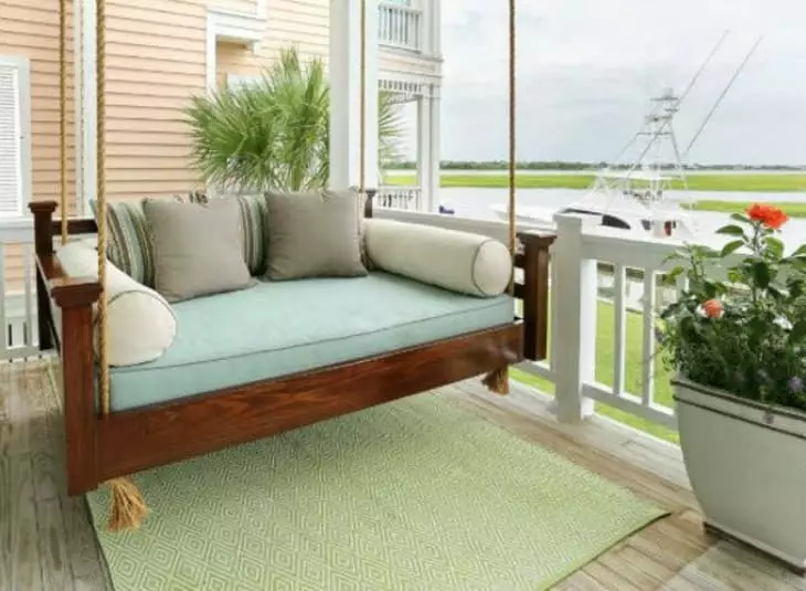 Imazhi i produktit: Shtrati elegant i Charleston porch Swing