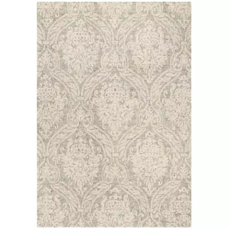 Yam khoom: SAFAVIEH Abstract Constantine Damask Wool Area Rug, 5' x 8'