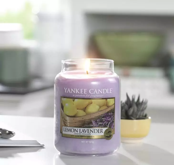 Foto ngwaahịa: Yankee Candle Large Candle Lemon Lavender