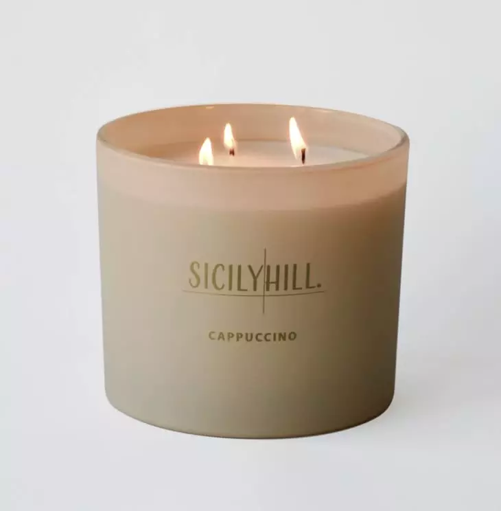 Foto ngwaahịa: Cappuccino Triple Wick Candle