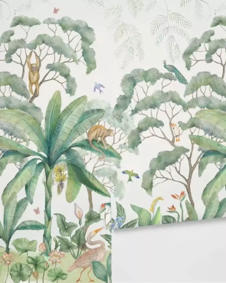 ຮູບພາບຜະລິດຕະພັນ: Jungle Wallpaper Mural