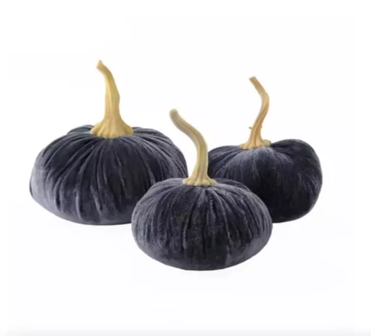 Imagen del producto: Acento decorativo de calabaza de terciopelo