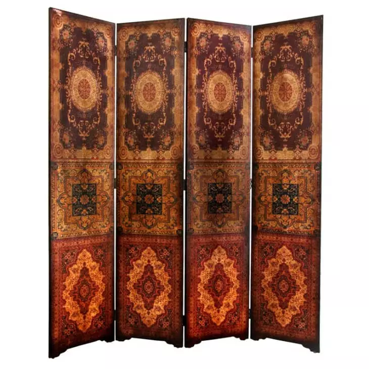 Chigadzirwa Mufananidzo: Clair 4-Panel Folding Room Divider