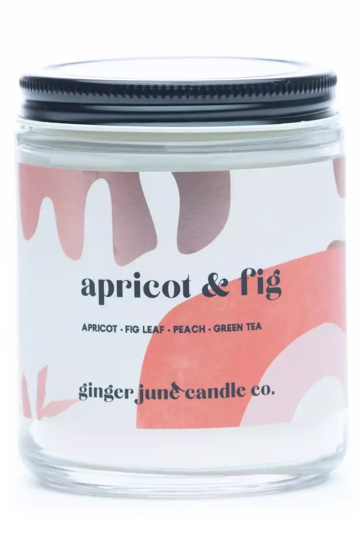 ഉൽപ്പന്ന ചിത്രം: Ginger June Candle Co Apricot & Fig Standard Jar Candle