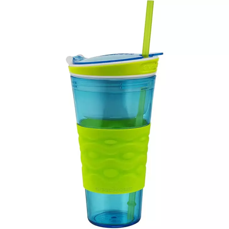 Gambar Produk: Snackeez Travel Snack & Drink Cup with Straw