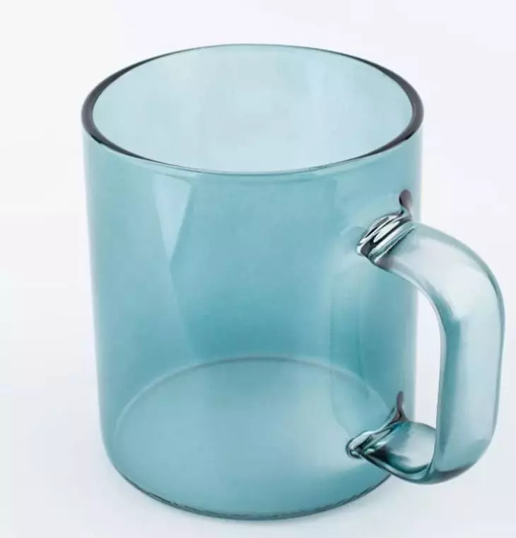 Igishushanyo cyibicuruzwa: 14oz Ikirahure Mug Ubururu - Umuhanda wa Parker