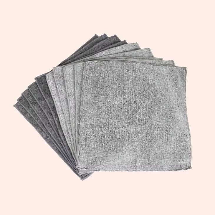 ຮູບພາບຜະລິດຕະພັນ: Sophisti-Clean Stainless Steel Microfiber Cloths, Pack of 10