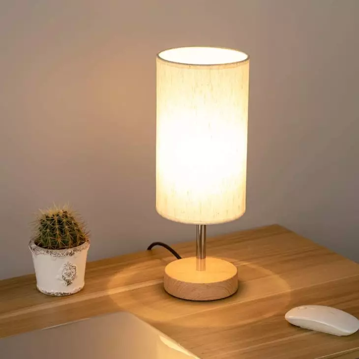 Gambar produk: Lampu Bedside sareng Port USB