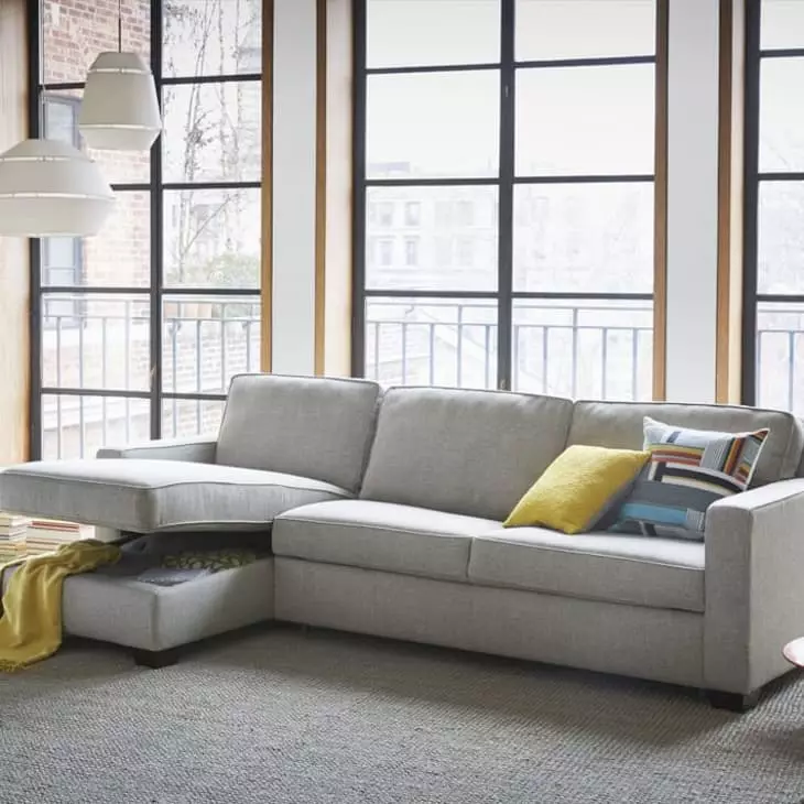 Imej Produk: Henry Sleeper Sectional dengan Storan