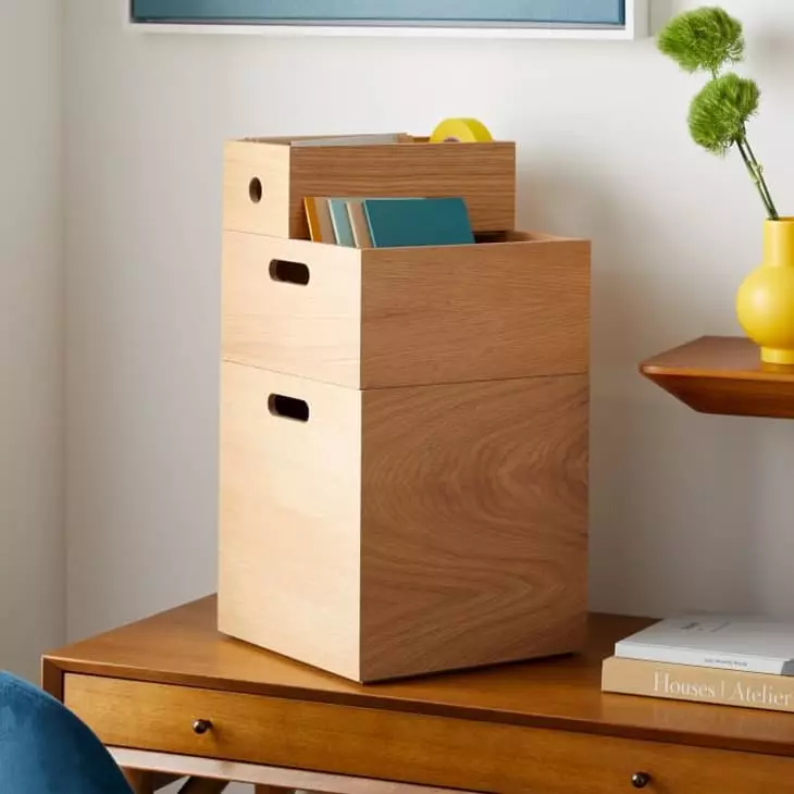 Produktbillede: Jasper Wood Storage Collection - Eg, sæt med 3